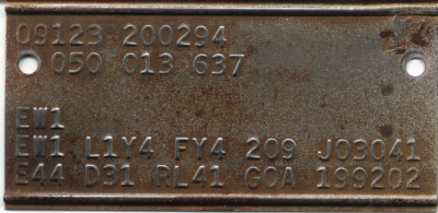 Documenting Chrysler, Dodge, Plymouth and Mopar Fender Tags and Body ...